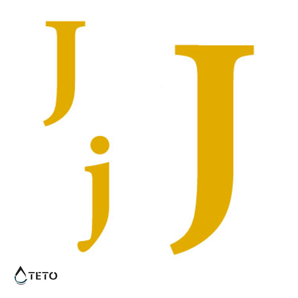 Letra J - set - Tatuajes Temporales TETO – Mercados Latam