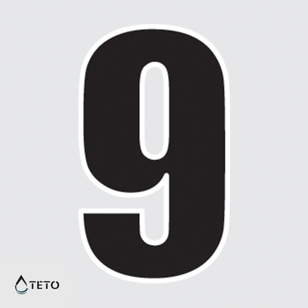 Número 9 - Tatuajes Temporales TETO – Mercados Latam